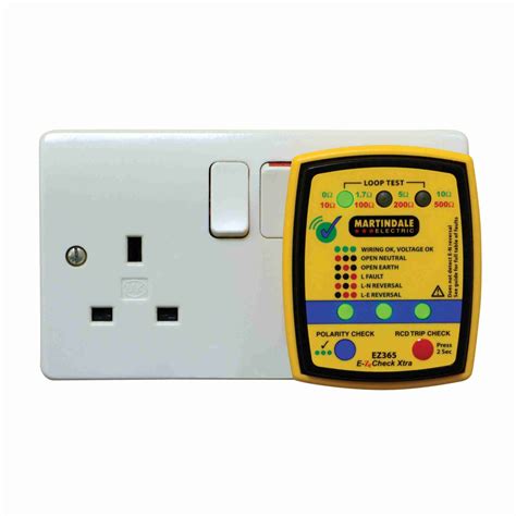 Martindale Socket Earth Loop RCD Tester Lubrication UK