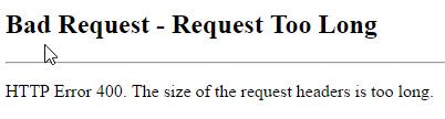 Fixing The Bad Request Request Too Long Error With Office 365 In