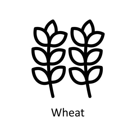 Wheat Vector Outline Icons Simple Stock Illustration Stock 21959781 Vector Art At Vecteezy