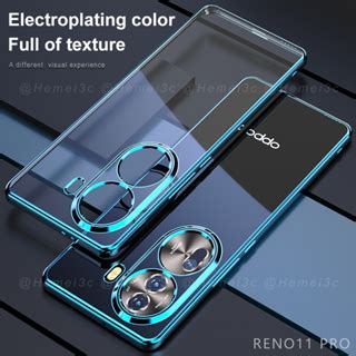 Jual CASE OPPO RENO 11F 11 11 PRO 5G SOFT CASE PLATING BENING TRANSPARAN SQUARE SILIKON CASING