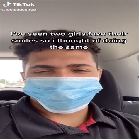 Tiktoks New Trend Is Fake Smiling Under Your Face Mask