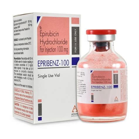 Epirubicin Hydrochloride Injection 50 Mg At Rs 3690 Vial In Nagpur Id 2851221074391