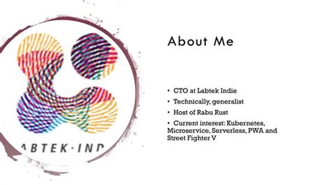 Developing Serverless Microservice In Rust Ppt Free Download