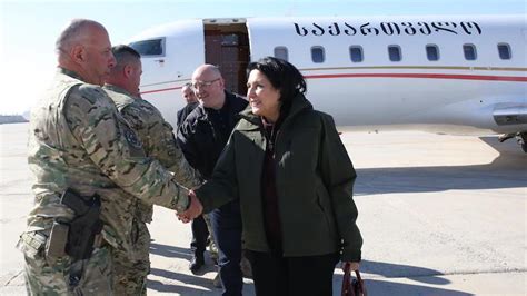 პრეზიდეტი ავღანეთში ქართველ სამხედროებს ეწვია Netgazeti • ავღანეთი • სალომე ზურაბიშვილი