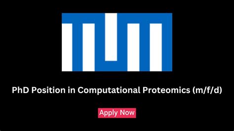 Phd Position In Computational Proteomics Mfd Raicareer