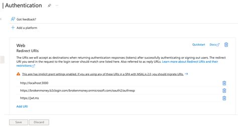 Authentication Azure Ad B2c Login With Microsoft Identity Provider Error Proof Key For Code