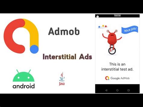 How To Implement Google Admob Interstitial Full Screen Ads In Your Android App YouTube