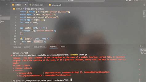 Term Nodemon Is Not Recognised As The Name Of Cmdlet Rcsmajors