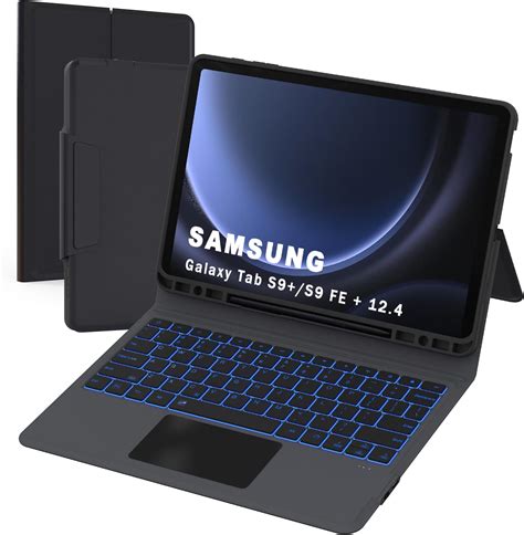 Tui Avec Clavier Pour Samsung Galaxy Tab S Fe S Plus Housse De Clavier Avec Pav