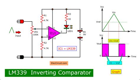 LM339 Datasheet Quad Comparator How To Use ElecCircuit