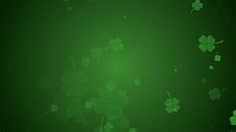 세인트 패트릭 데이 애니메이션 클로버 리프 회전 녹색 배경 St Patricks Day에 대한 스톡 벡터 아트 및 기타 이미지 St Patricks Day 고풍