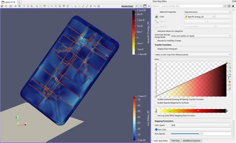 post process your openradioss™ results with paraview