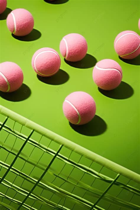 녹색 테니스 코트에 녹색 테니스 공 배경 배경 화면 및 일러스트 무료 다운로드 Pngtree