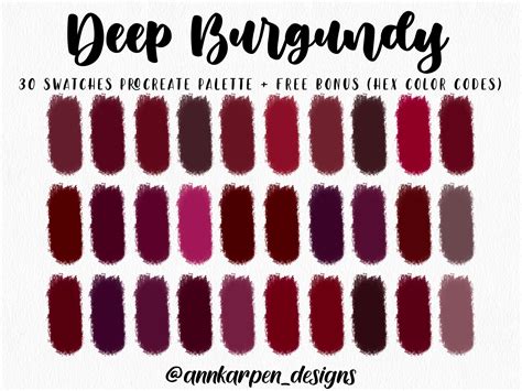 Maroon Color Code