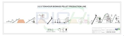 Complete Wood Pellet Line Richi Pelletizer