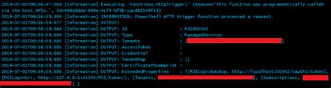 accessing azure table from an azure function in powershell stack overflow