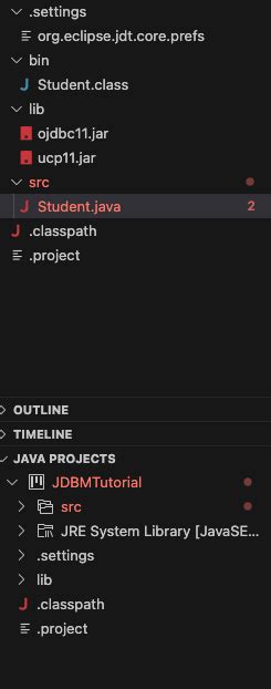Database Vscode Libraries Not Showing For New Java Project Stack