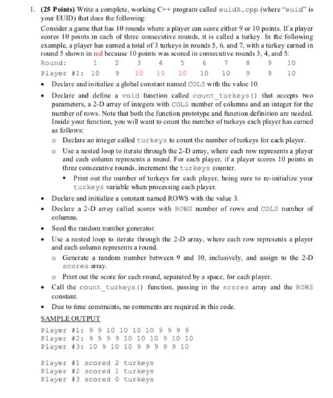 Solved Declare And Define A Function Called