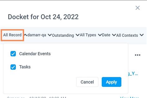 365 integration docket knowledge base