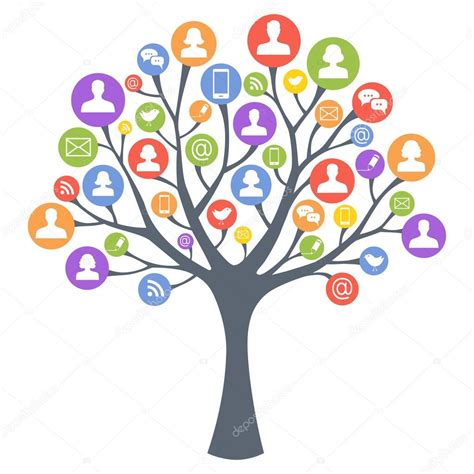 Communication Tree Stock Vector Image By ©anamad 47864893