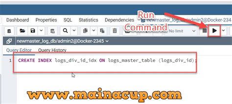 สร้าง Index B Tree Postgresql ด้วย Pgadmin4รับสอนเขียนโปรแกรม Php Mysql Php Codeigniter