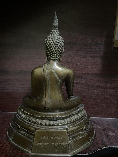 พระพุทธสุวรรณมงคลมหามุนี ประทานพร หลวงพ่อแพ ปี 28 ขนาด 9 นิ้ว Ennxo