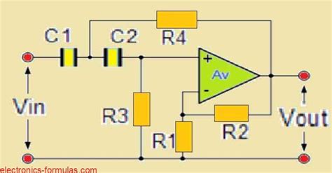 Active High Pass Filter Circuits Explained With Calculations Electronics Calculations
