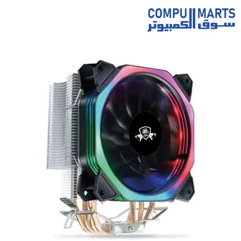 Phantom Hf 400 Rgb Cpu Cooler Heatsink With 6 Heat Pipe Compumarts Egypt