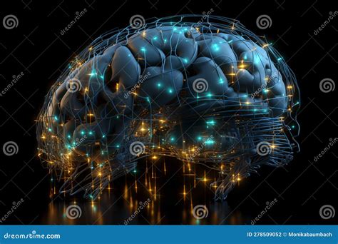 artificial intelligence neural networks brain concept generative ai