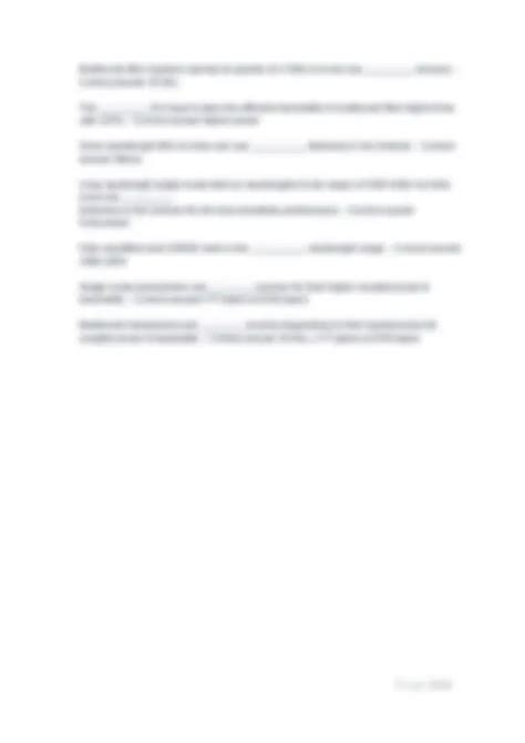 Foa Reference Guide To Fiber Optics Exam Questions Exams Optics Docsity