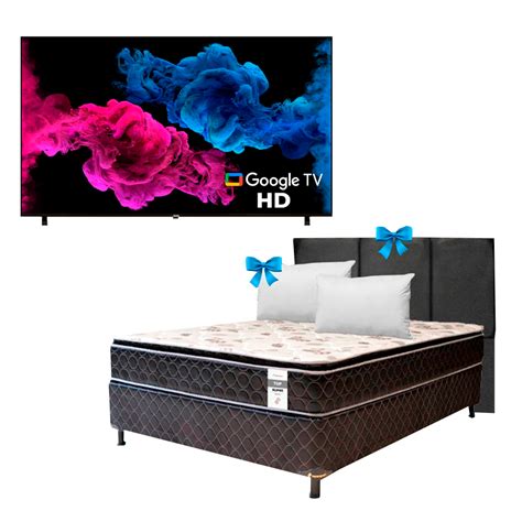 Tupi S A Combo Liquidamos Todo Tv Jam Smart Hd Google Tv Base C Colchon X Top Super