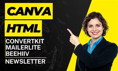 Create Canva Html Convertkit Beehiiv Mailerlite Newsletter Canva Design By Oludunni Fiverr