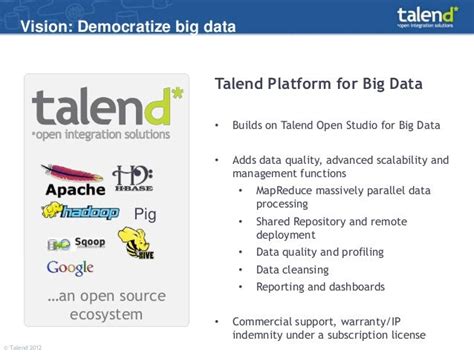 Talend Big Data Capabilities Overview