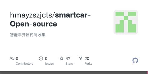 GitHub hmayzszjcts smartcar Open source 智能车开源代码收集