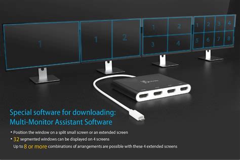 J Create JCA USB C To Port HDMI Multi Monitor Plug And Play Adapter Windows And MacOS