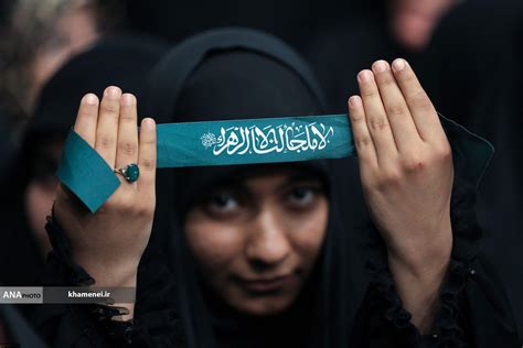 آخرین شب مراسم عزاداری شهادت حضرت فاطمه‌زهراس با حضور رهبر انقلاب