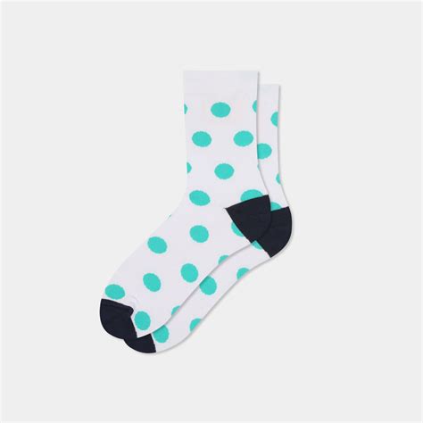 [nw290] 민트 도트 패턴 여성 패션양말 미하이삭스