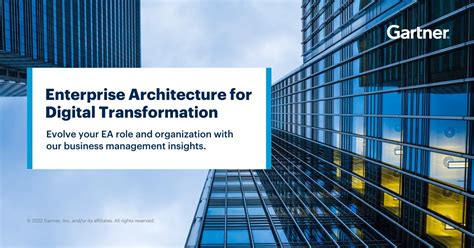 Justin Gulliver On Linkedin Enterprise Architects Role In Digital Transformation Gartner