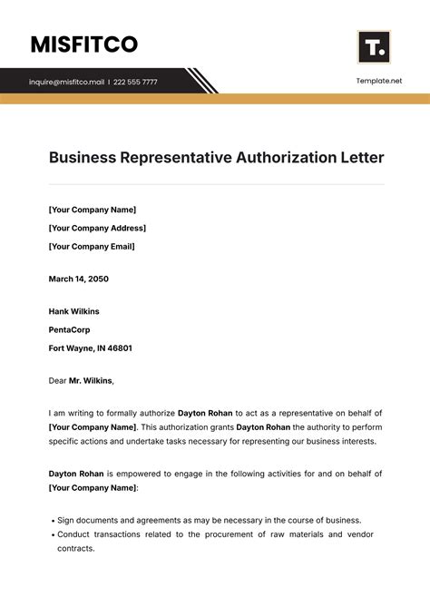 Free Third Party Authorization Letter Template To Edit Online