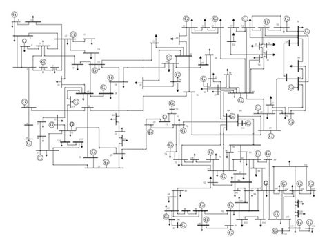 topology of the ieee 118 node network download scientific diagram