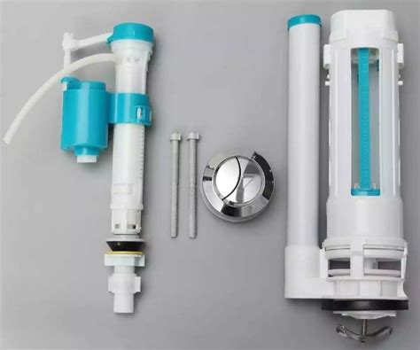 Dual Flush Cistern Fittings Full Set One Unit Flush System Toilet Cistern Repair Kit Commode