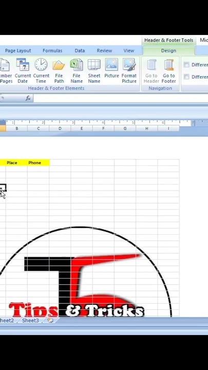How To Add Watermark In Excelsheet J5tipstricks Exceltricksandtips Exceltips Tricks