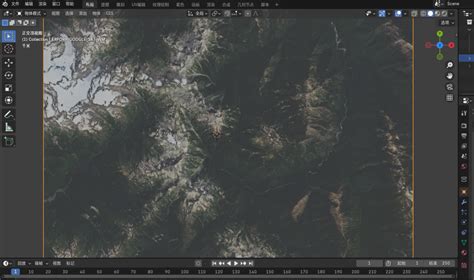 在blender中使用gis插件与30米srtm数字高程数据制作带起伏效果的地形图biender下载 Csdn博客