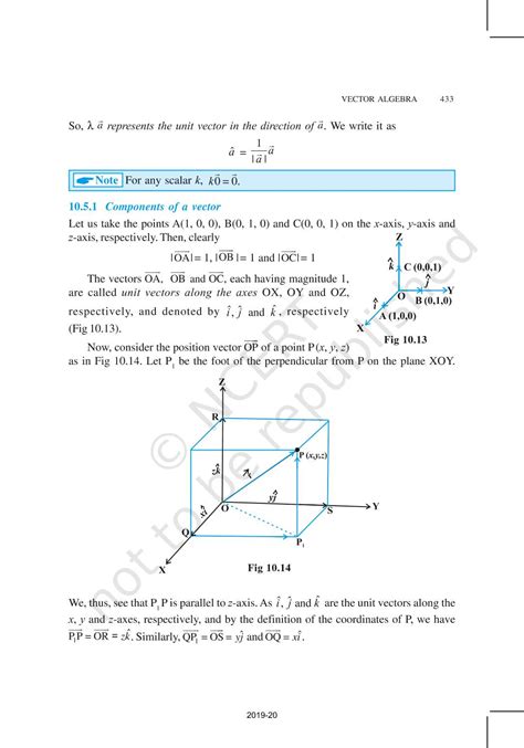 Vector Algebra Ncert Book Of Class 12 Mathematics Part Ii