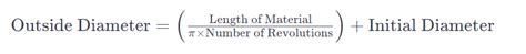 Outside Diameter Of A Roll Calculator Calculator Doc