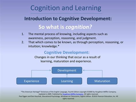 Cognition And Learning Assessment 2 Slideshow Ppt