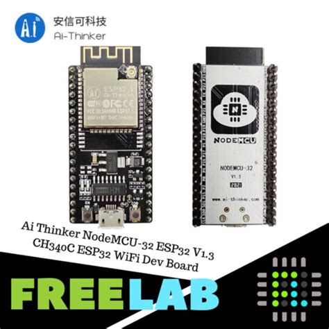 Jual Jual Ai Thinker NodeMCU 32 ESP32 V1 3 CH340C ESP32 CH340 WiFi Dev