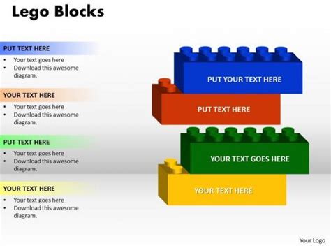 Strategy Diagram Marketing Diagram Lego Blocks 4 Strategic Management Sales Diagram