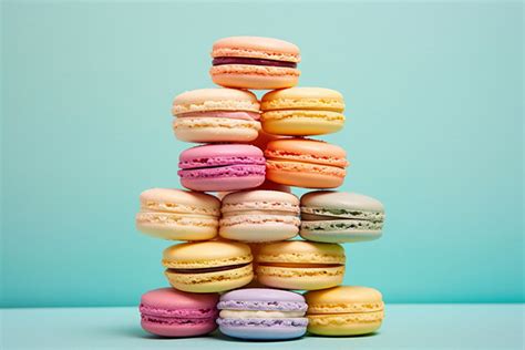 다채로운 마카롱 피라미드 고해상 누끼 다수 배경 일러스트 및 사진 무료 다운로드 Pngtree