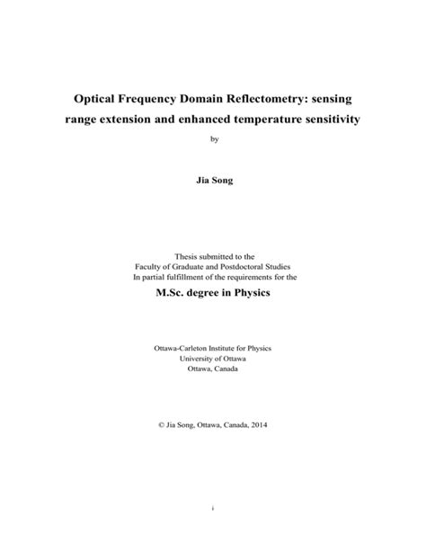 Optical Frequency Domain Reflectometry Sensing